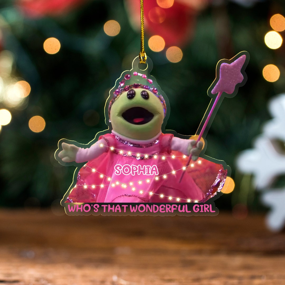 Nanalan Whos That Wonderful Girl Ornament Nanalan Etsy