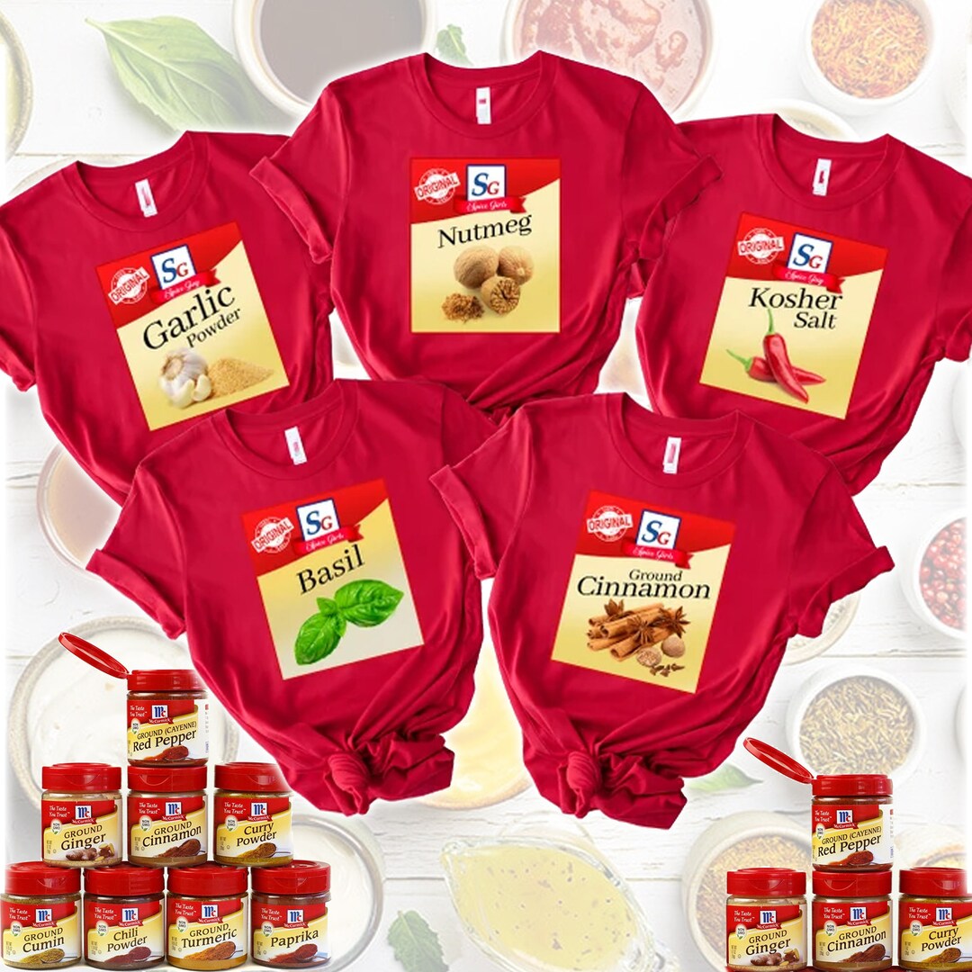 Spice Girl Halloween Costume Condiments Spice Girl Shirt - Etsy