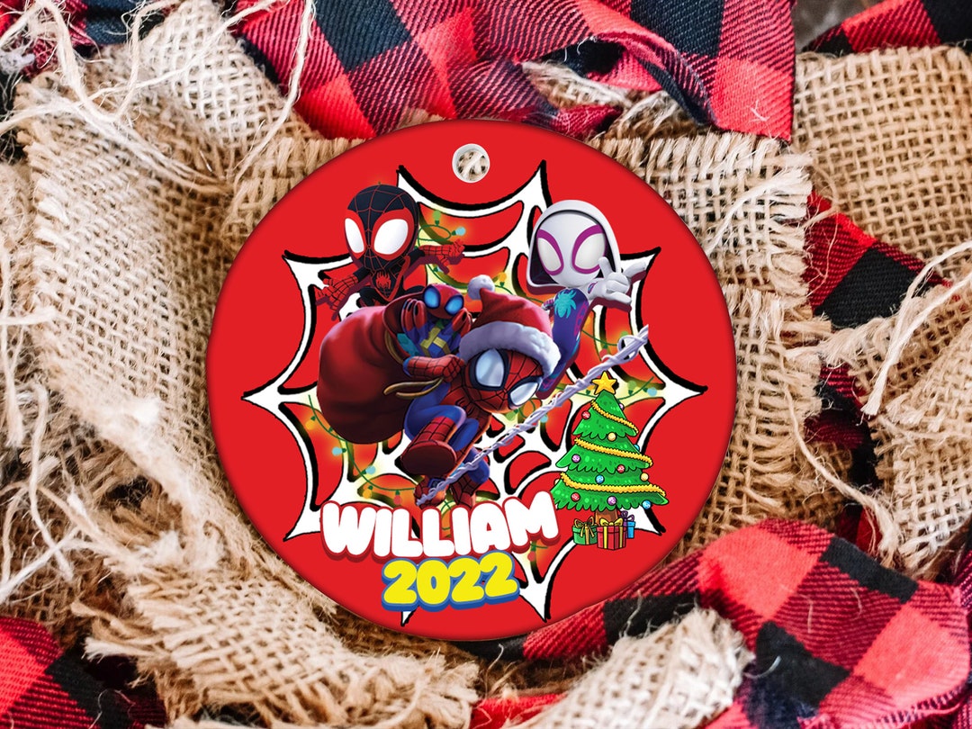 Spidey and His Amazing Friends Ornament Personalized Spidey - Etsy