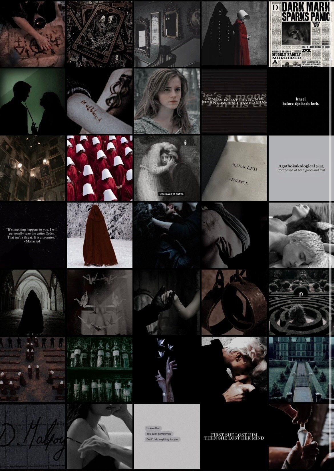 92 PCS Manacled Aesthetic Collage Kit Manacled Photo - Etsy