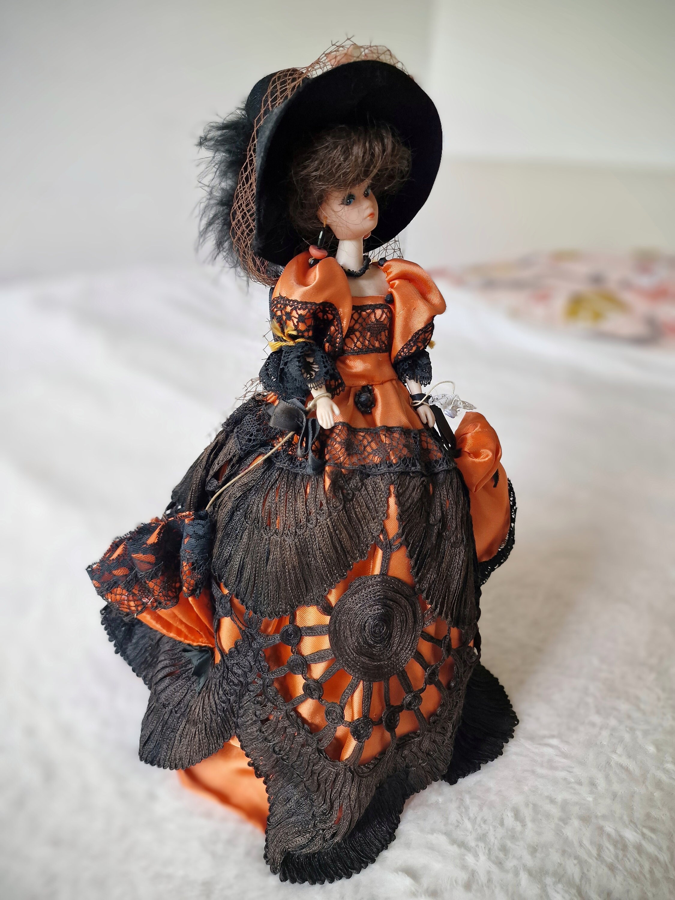 Vintage French Table Doll Bourgeois Style Figurine Collective - Etsy