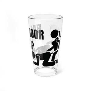 Backdoor MVP Mixing Glass, Fun Cocktail Glass, Party Favor, Unique Gift ...