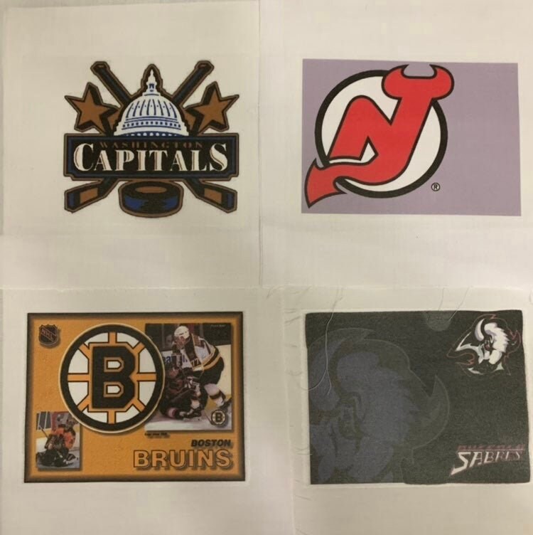 Set of 24 NHL Hockey Fabric Quilt Blocks - Etsy