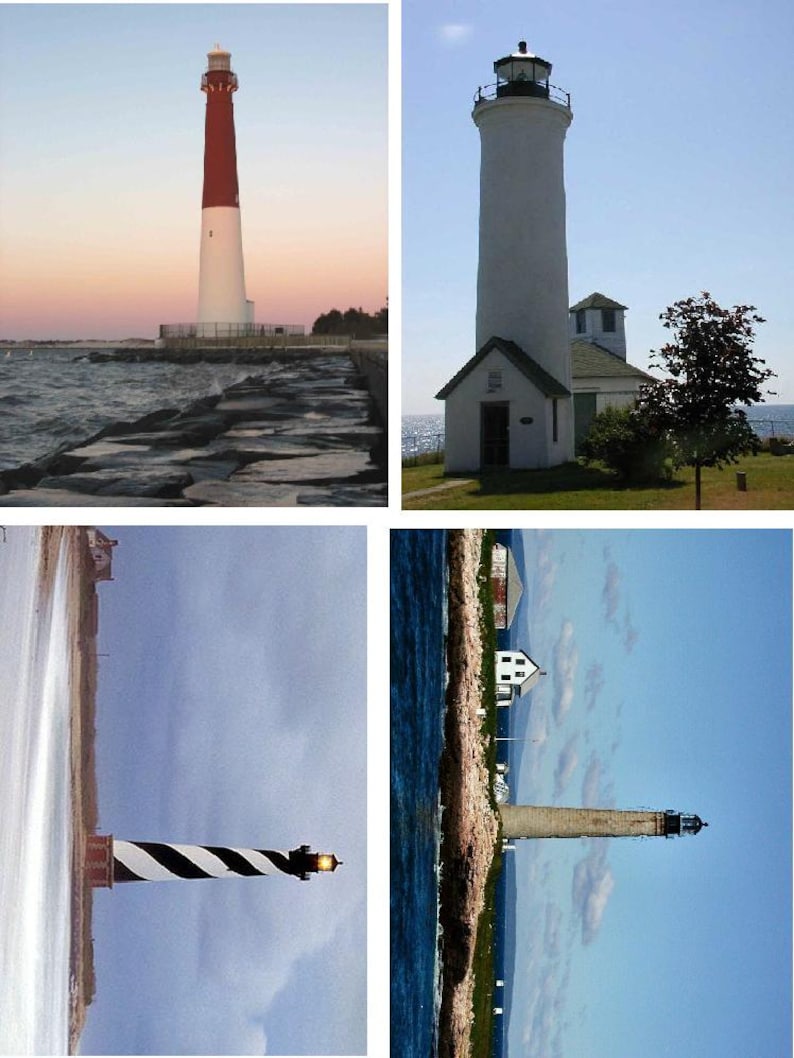 Set of 12 Lighthouse Fabric Quilt Blocks - Etsy