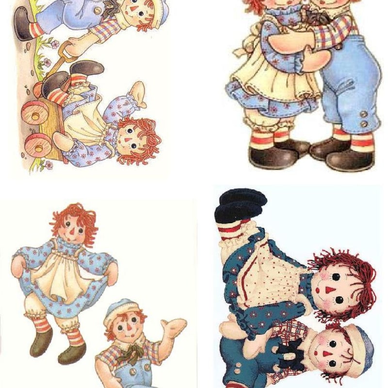 Raggedy Ann Panel Fabric - Etsy