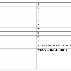 ABC Traveling Postcard TPC Stickers Download - Etsy