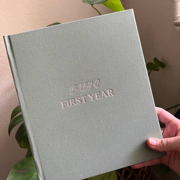 Baby First Year Book - Etsy Australia