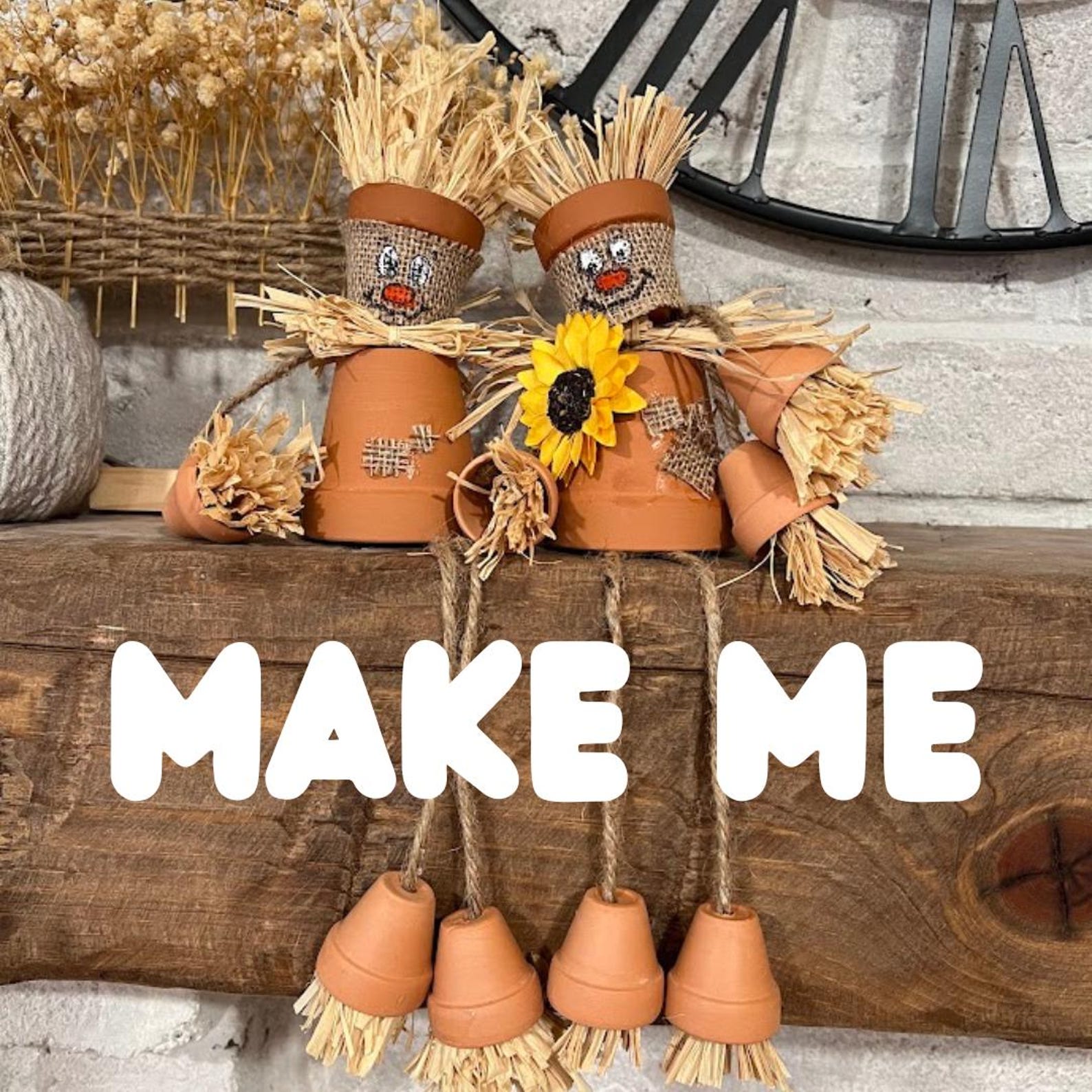 Pothead Scarecrow Craft Kit Fall Craft Adult Craft Project Halloween ...