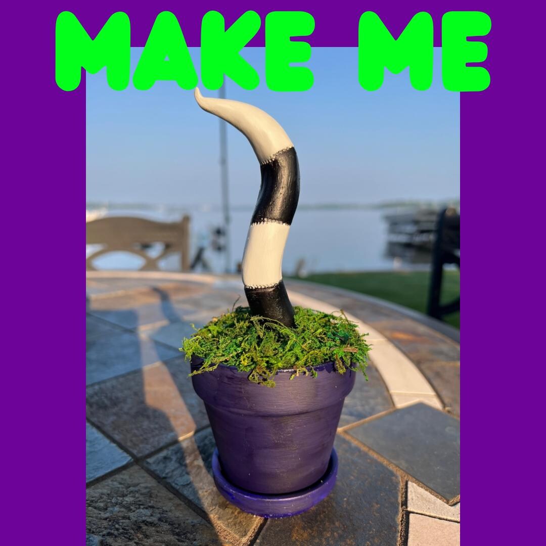 Beetlejuice Beetlejuice Sandworm Planter Craft Kit DIY Sculpture Kit ...