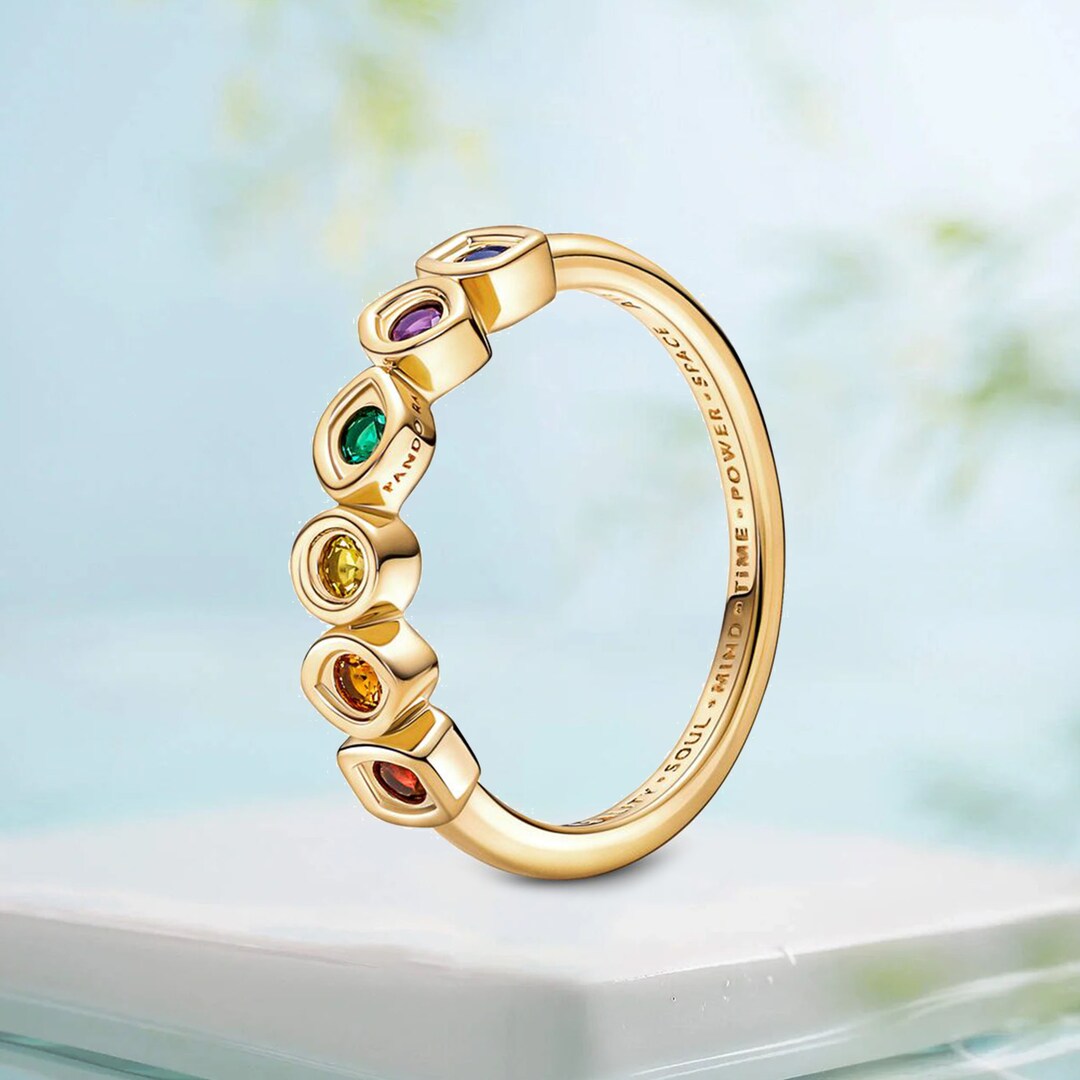 Marvel the Avengers Infinity Stones Rings 925 Sterling Silver - Etsy