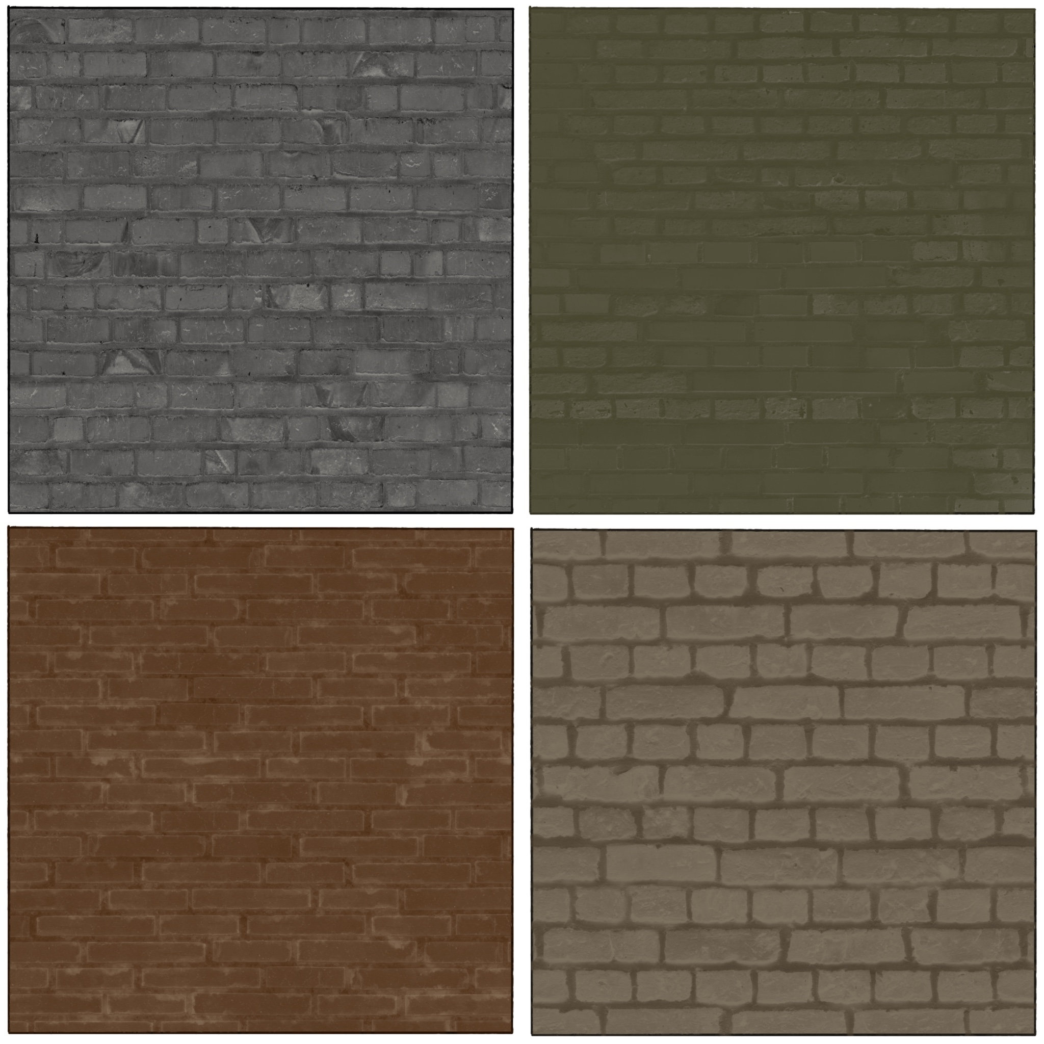 21 Seamless Brick Texture Brush for Procreate, Procreate Brush Set ...