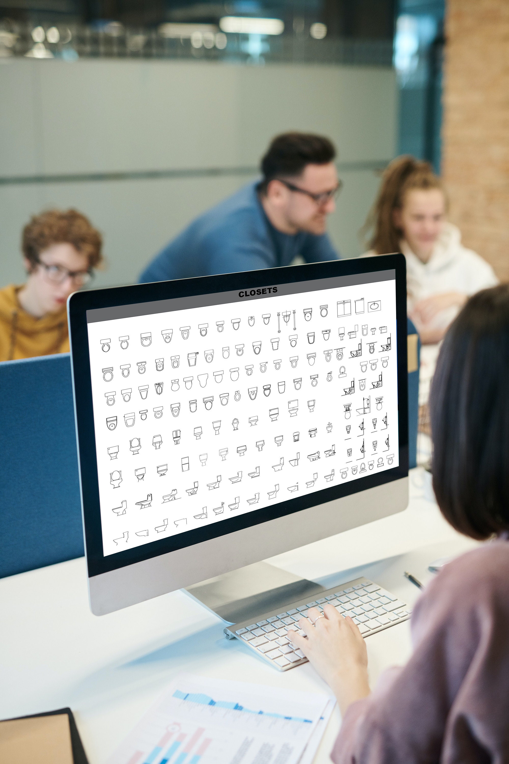 Autocad Blocks, CAD Drawings, Interior Design, Architects, Bathroom ...