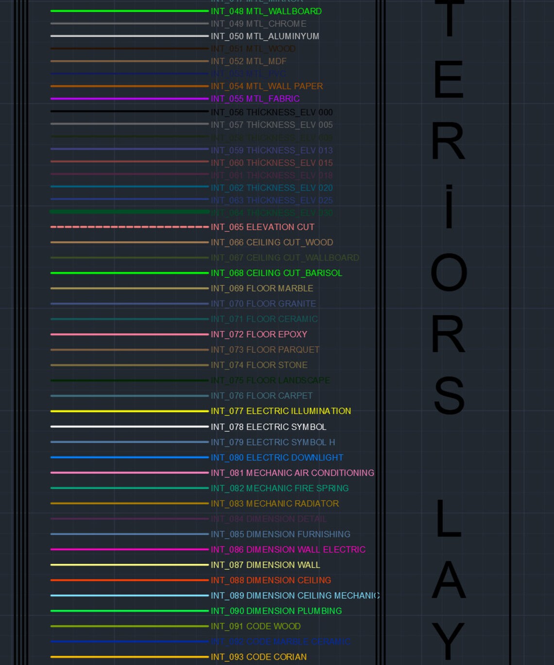 Autocad Layers, Huge Autocad Block Archieve, CAD Design, 2D Drawings ...