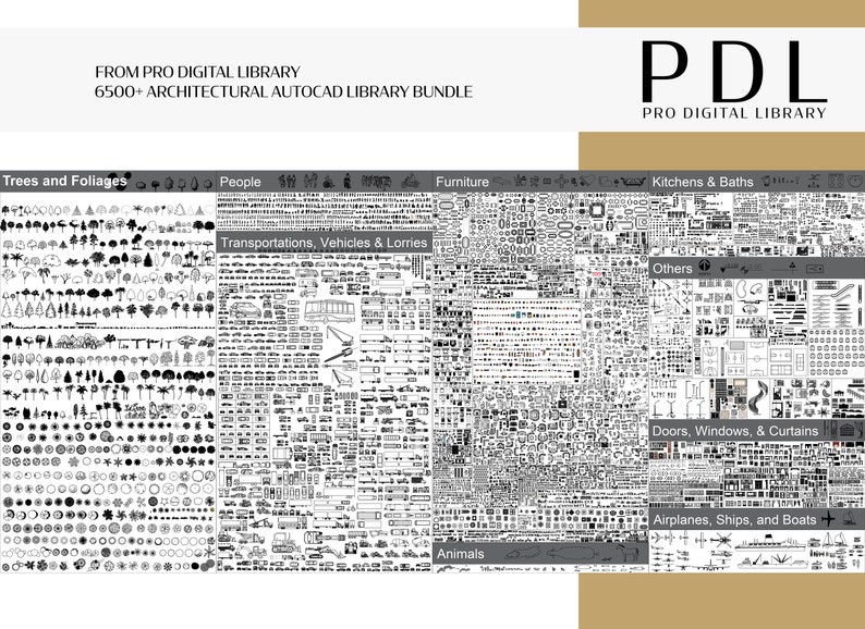 12.000+ Mega Pack Autocad Drawings, Autocad Block Archieve, CAD Design ...