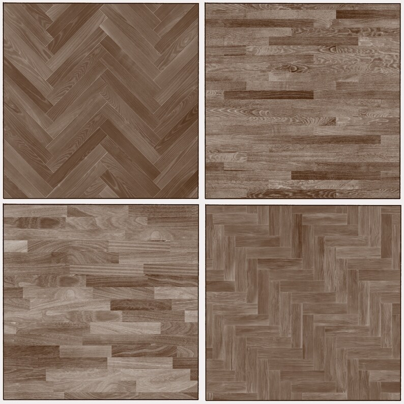 8 Seamless Parquet Texture Brushes for Procreate (digital Download ...