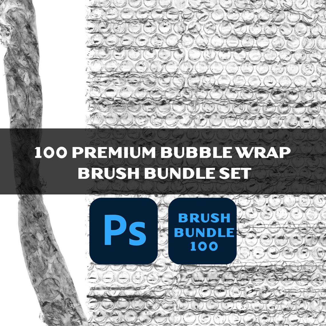 100 Bubble Wrap Brushes for Photoshop, Bubble Wrap, Procreate Brush ...