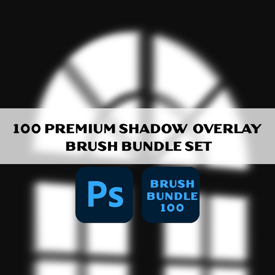 100 Shadow Brushes for Photoshop, Photoshop Brush, Brushes Bundle ...