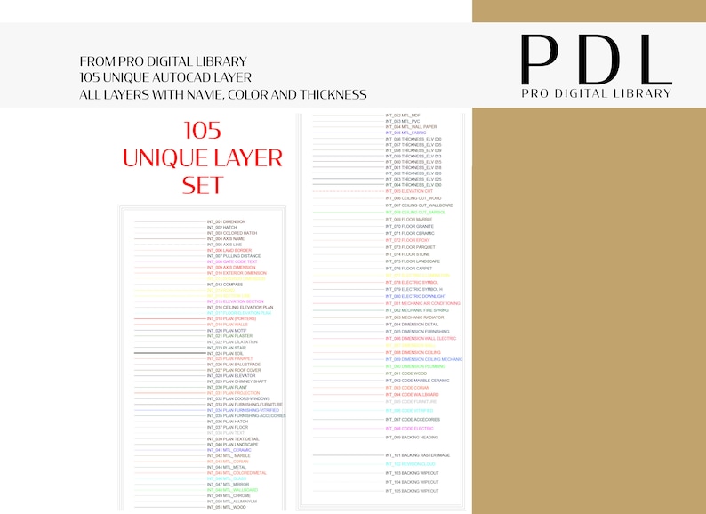 Autocad Layers, Huge Autocad Block Archieve, CAD Design, 2D Drawings ...