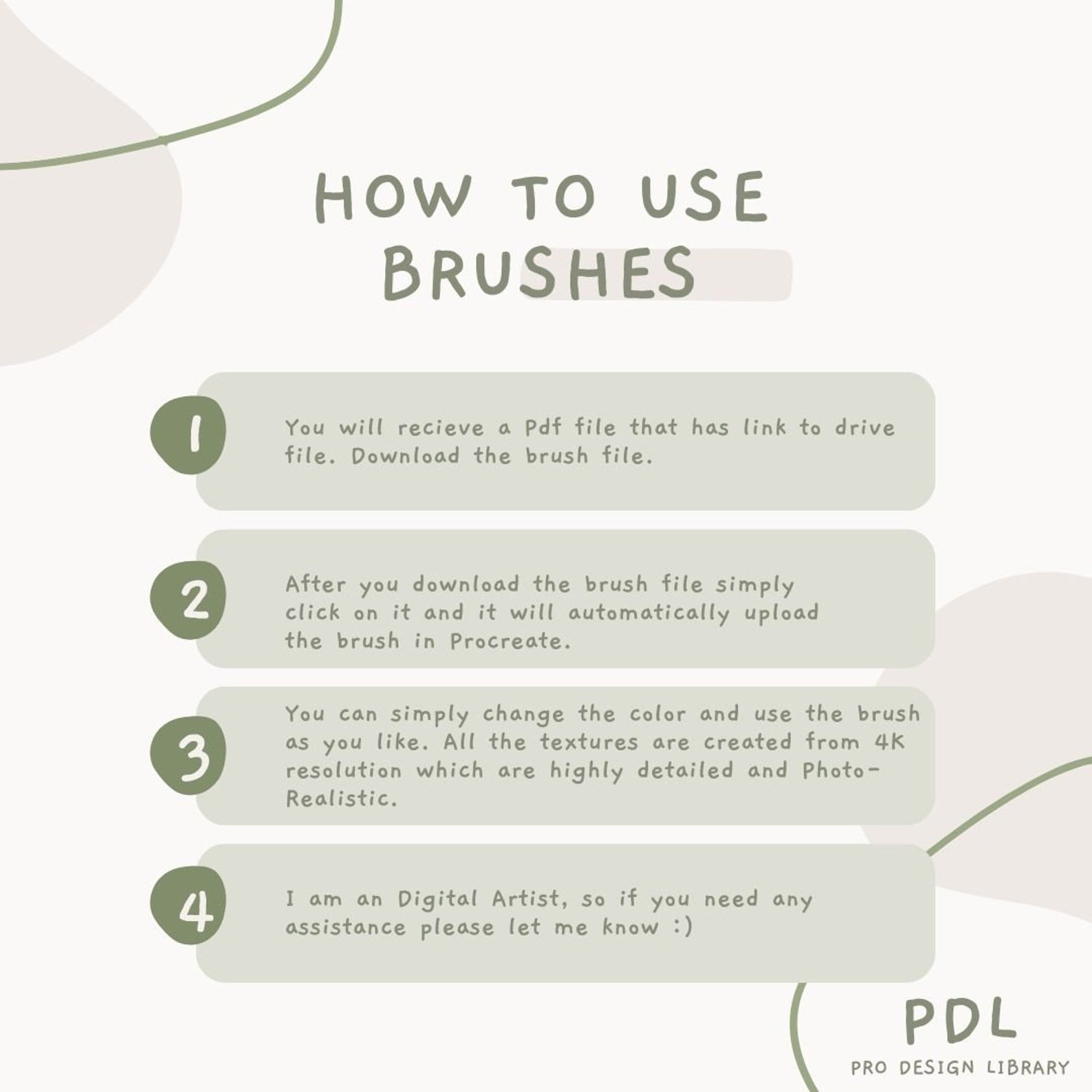 14 Seamless Wood Texture Brush for Procreate, Procreate Brush Set ...