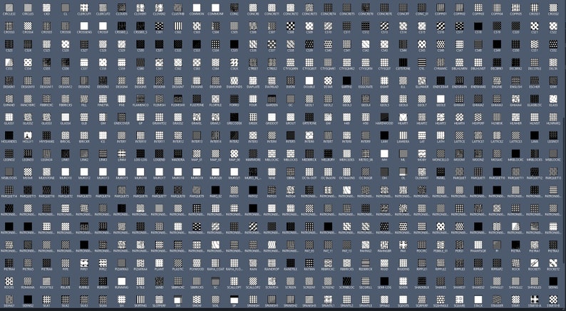 900+ Autocad Hatch Library: 2D CAD Drawings (PDF) - Etsy