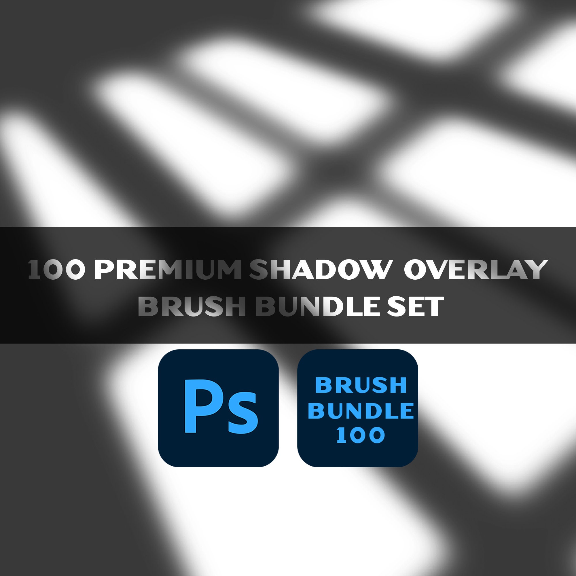 100 Shadow Brushes for Photoshop, Photoshop Brush, Brushes Bundle ...
