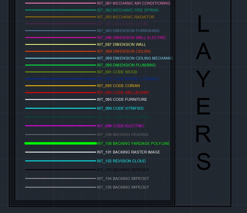 Autocad Layers, Huge Autocad Block Archieve, CAD Design, 2D Drawings ...