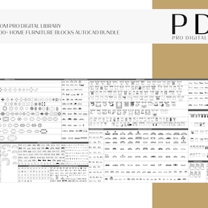 12.000+ Mega Pack Autocad Drawings, Autocad Block Archieve, CAD Design ...