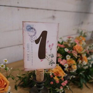 Vintage Table Numbers - Etsy