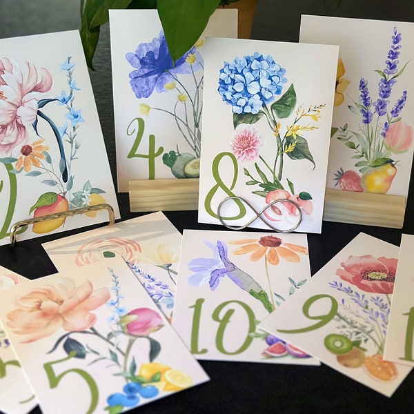 Garden Table Numbers - Etsy