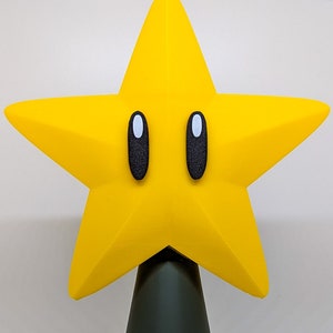 Super Mario Star Christmas Tree Topper | Xmas | Christmas | Star ...