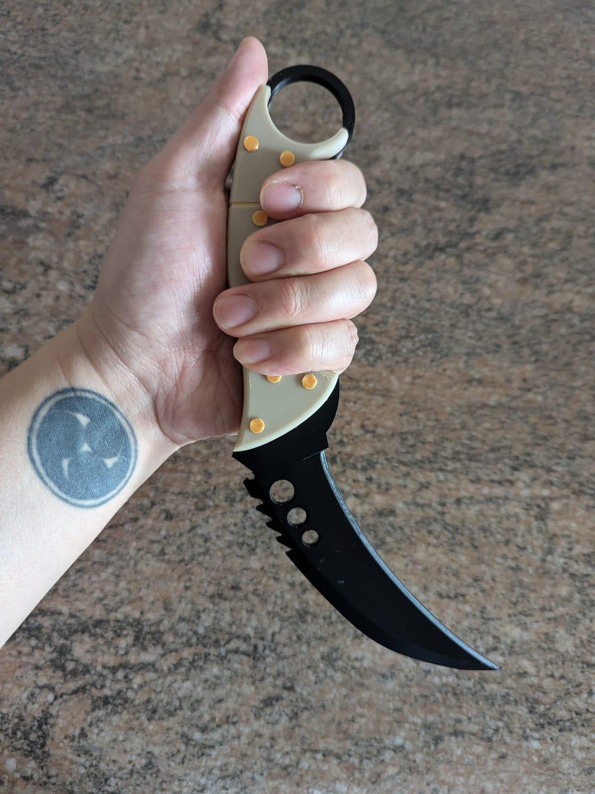 CSGO| CS2 | CSGO Knife | Talon Knife | Counter Strike | Karambit | Trainer | Leafxforge | AUS - Etsy