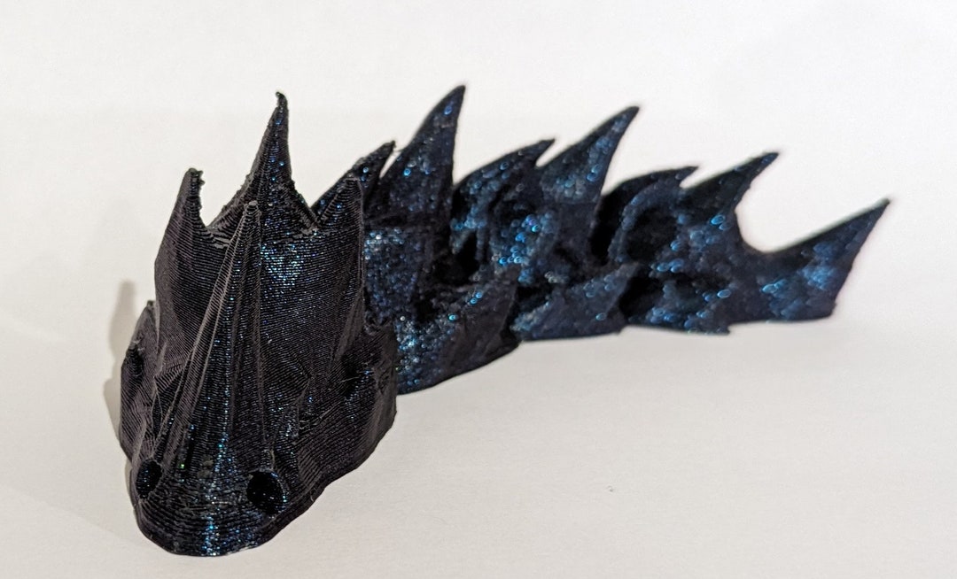 Articulated Spikey Sea Serpent Keychain Sea Serpent Custom Colours ...