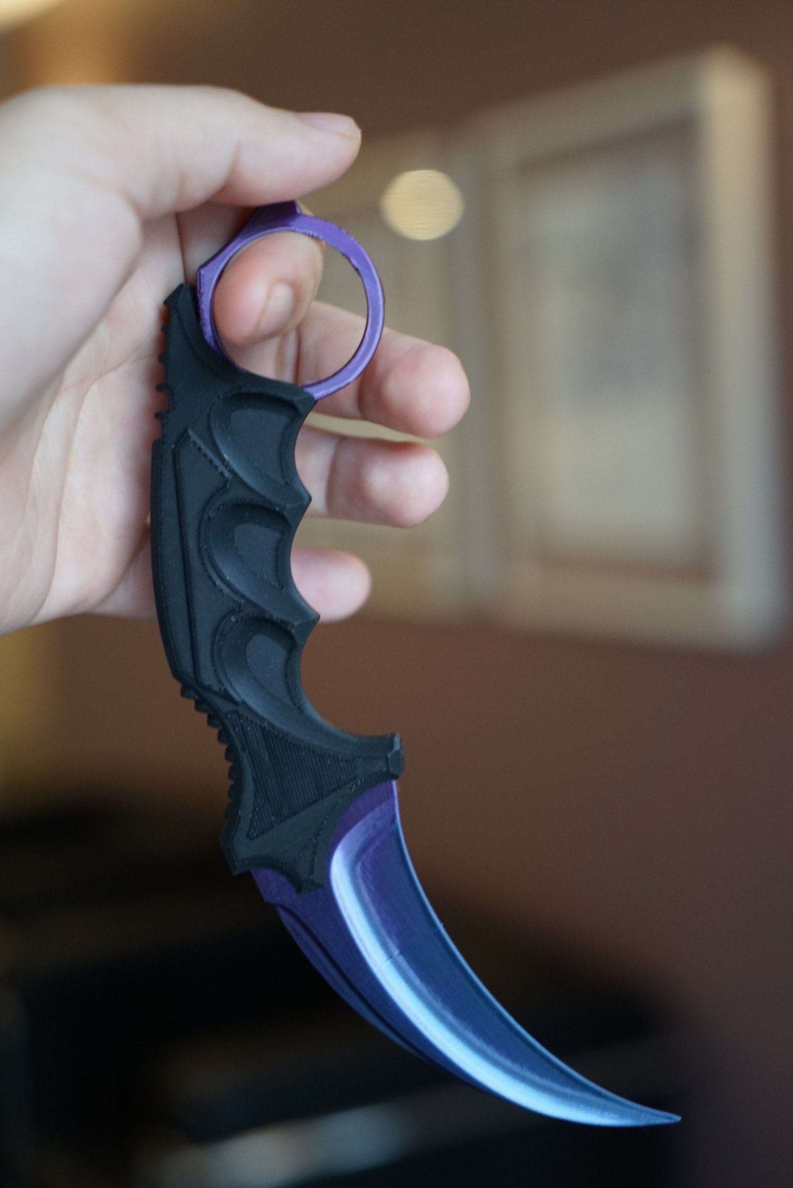 Karambit | CS2 Karambit Knife | Portable Roleplay Prop | CSGO |gaming Setup | Cosplay | Fidget ...