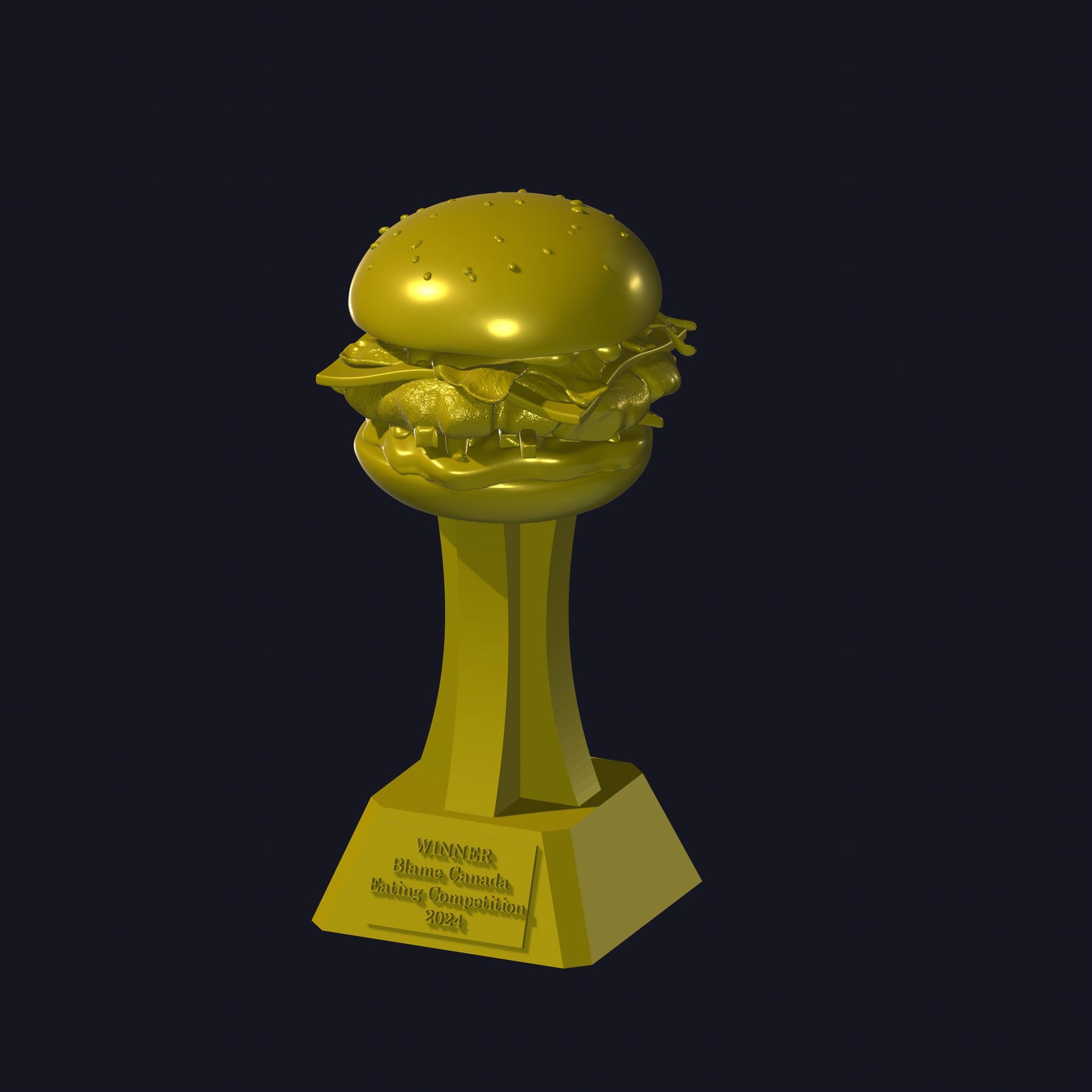 Custom 3D Printed Trophy | Personalized Office & Sports Award - Etsy