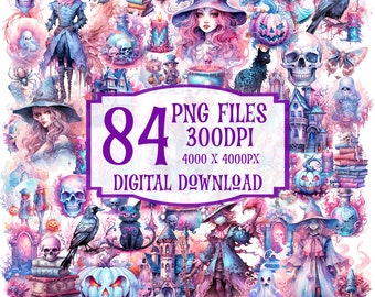 Traditional Fall Colors Clipart Bundle Watercolor Digital Download PNG ...