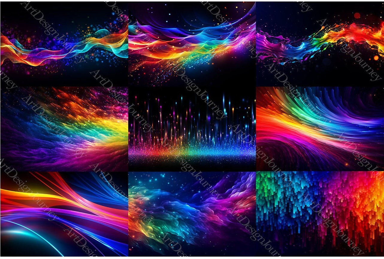20 Neon Rainbow Color Wallpaper Images | Background Images | 4K ...