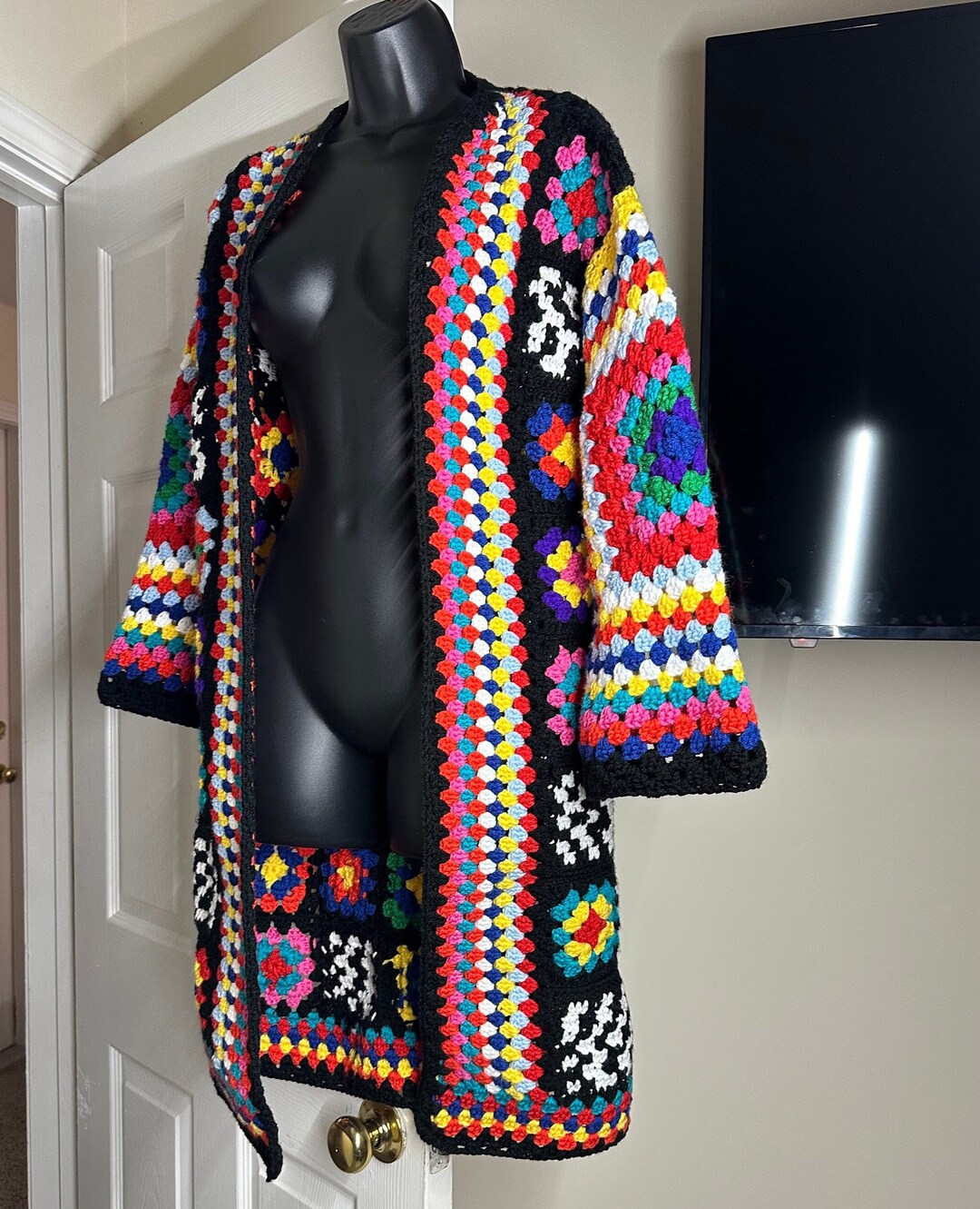 Granny Square Cardigan - Etsy