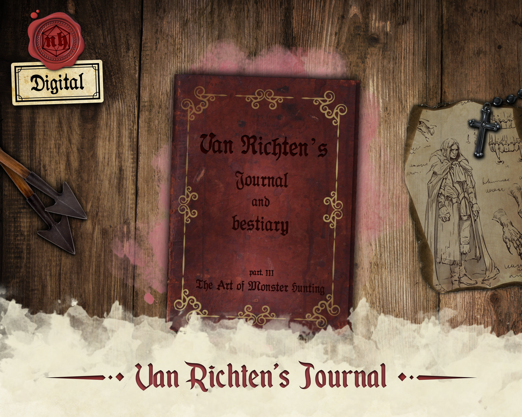 Van Richten's Journal - Curse of Strahd - Etsy
