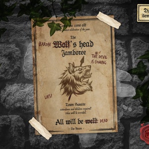 Vallaki Poster Pack - Curse of Strahd - Etsy