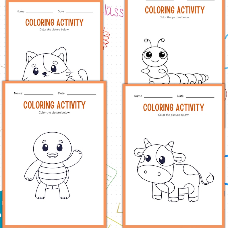 Worksheets Printable Activity for Kids: Fun and Activity Book ...