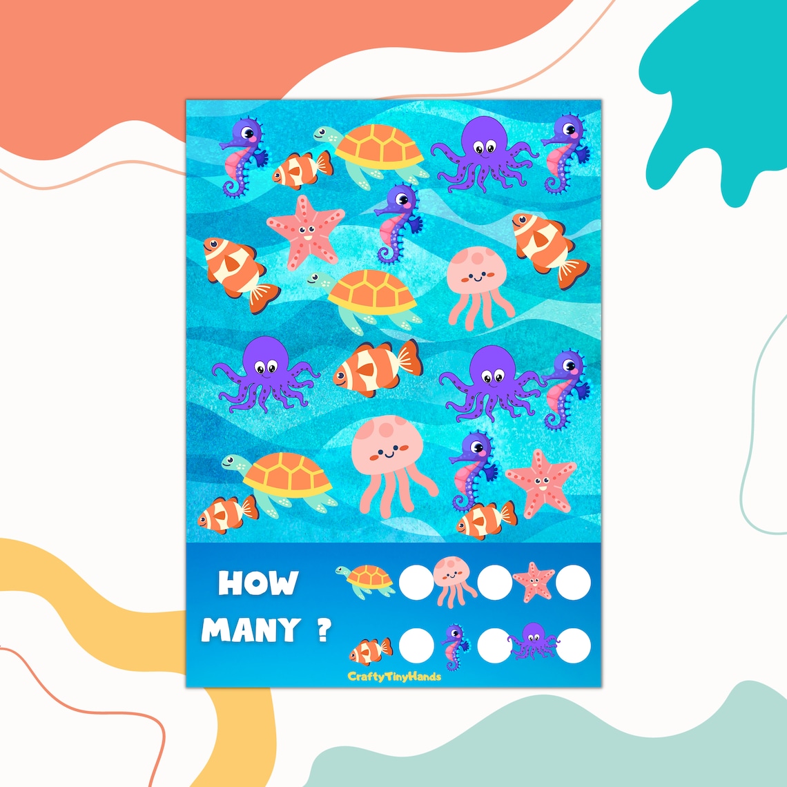 Printable How Many Book: Count and Discover Printable for Kids ...