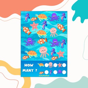 Printable How Many Book: Count and Discover Printable for Kids ...