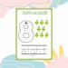Printable Number Writing Fun Book: Printable Learning 1 to 10 Workbook ...