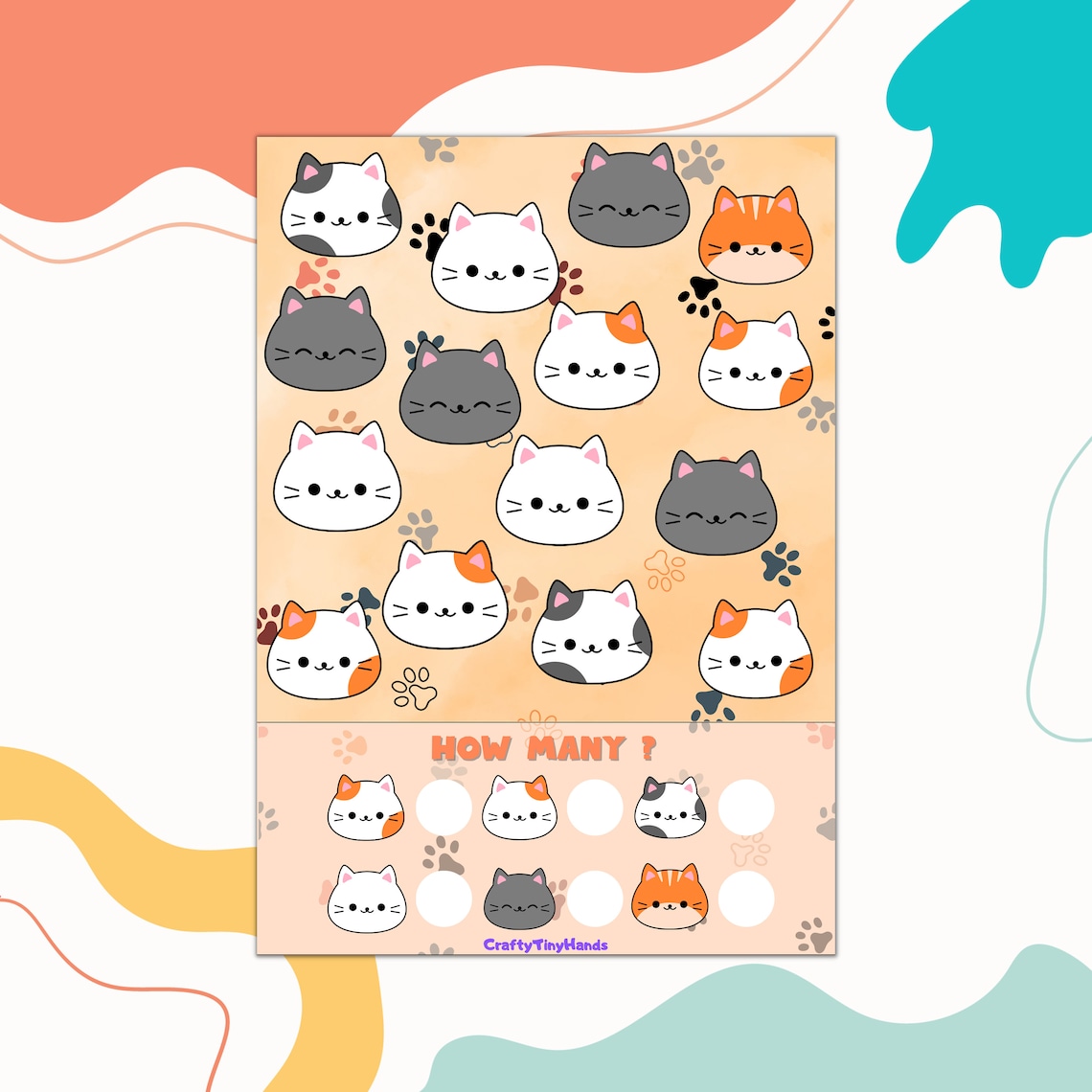 Printable How Many Book: Count and Discover Printable for Kids ...