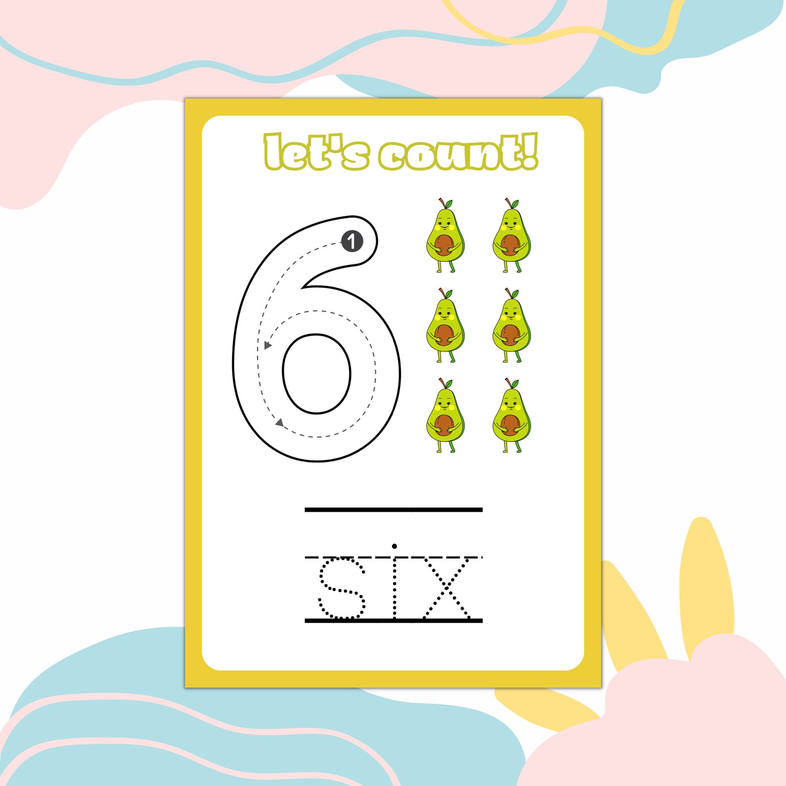 Printable Number Writing Fun Book: Printable Learning 1 to 10 Workbook ...