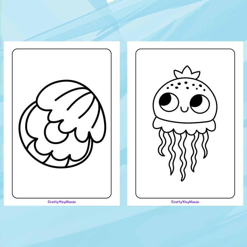 Underwater Wonders: Kids' Coloring Book, Fish Coloring Book, Printable ...