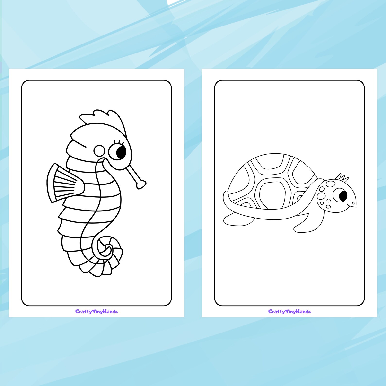 Underwater Wonders: Kids' Coloring Book, Fish Coloring Book, Printable ...