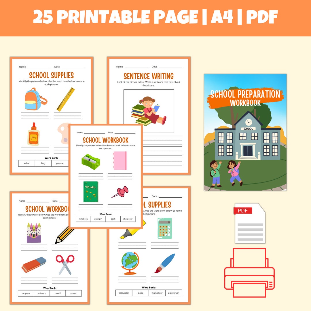 Worksheets Printable Activity for Kids: Fun and Activity Book ...