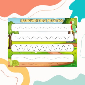 Printable Handwriting Workbook: Kids Skill Development (A4 PDF) - Etsy