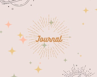 Minimalist Digital Journal| Blank Notebook Digital Printable Journal ...